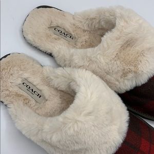 Coach | Shoes | Coach Luxurious Buffalo Plaid Slippers | Poshmark